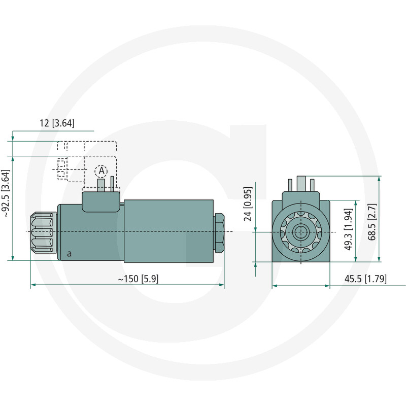 ARGO HYTOS NG06-4/2 Wegeventil-Z11 12V