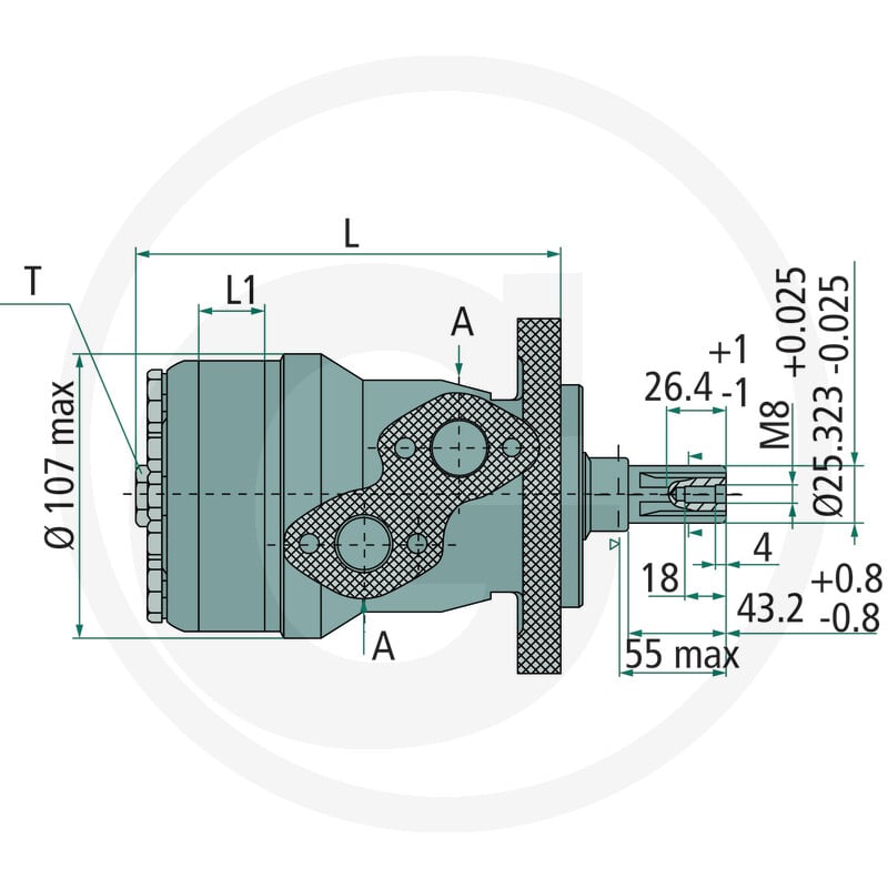 mit 1" Zahnwelle, SAE-6B online kaufen