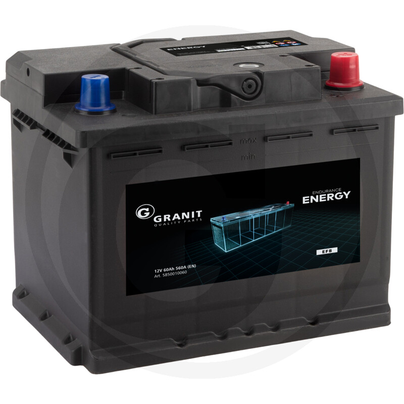 GRANIT ENDURANCE ENERGY Batterie 12 V / 60 Ah