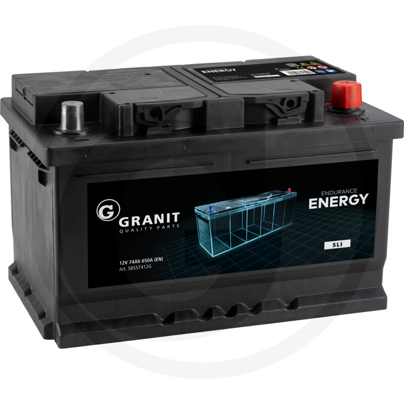 GRANIT ENDURANCE ENERGY Batterie 12V 74Ah 650A (EN)